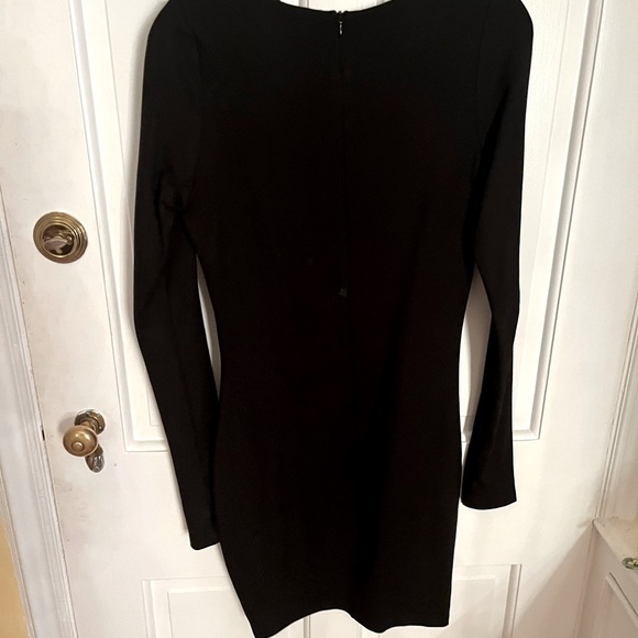 Dresses | Beautiful Black Mini Dress Comfortable And Soft Zipper Back ...